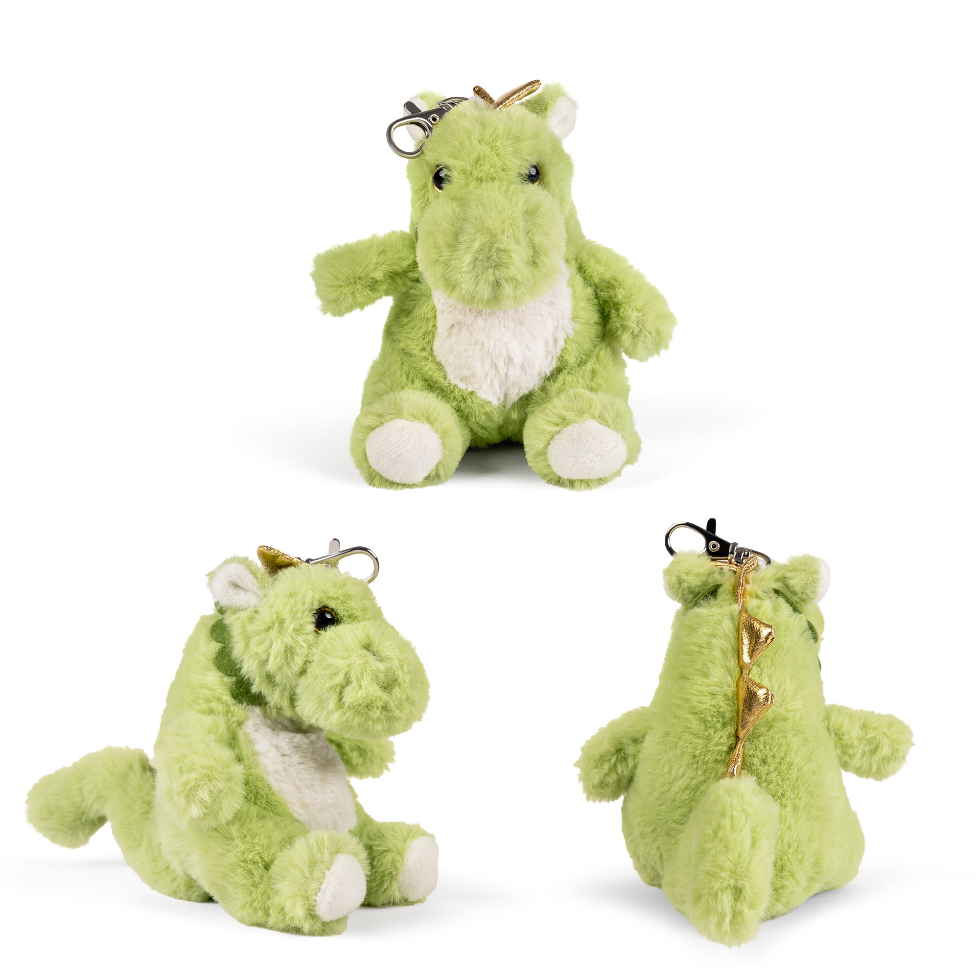 NEW ~ LITTLE Living Nature Clips Dragon Stuffed Animals Keyrings ~ Pin ...